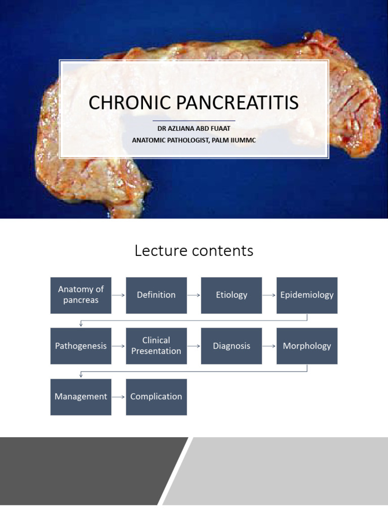 Chronic pancreatitis | PDF | Pancreas | Diseases And Disorders