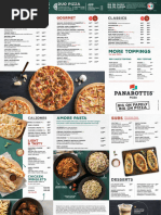 Panarottis Takeaway Menu 2024 | PDF | Sausage | Pizza