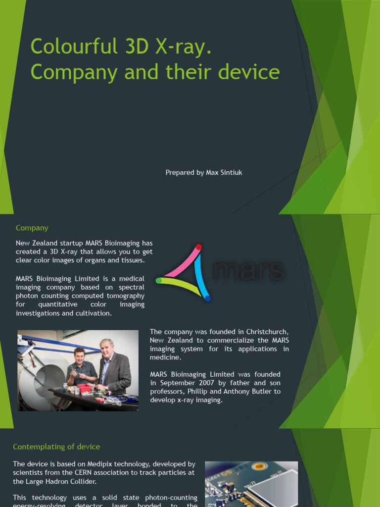 Innovative 3D Color X-ray Technology | PDF | X Ray | Medical Imaging