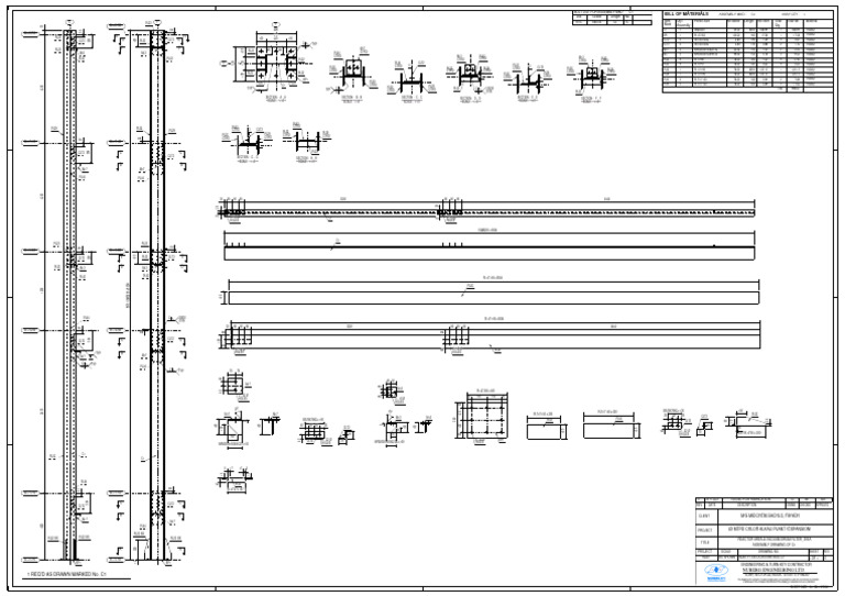 Column fabrication drawing | PDF