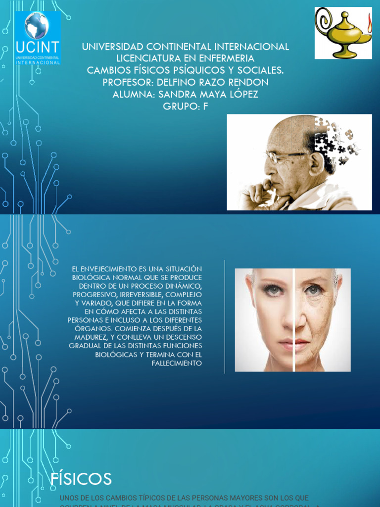 Cambios Fisicos en El Adulto Mayor | PDF | Vejez | Adultos