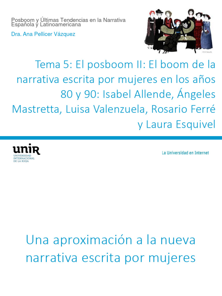 Narrativa Femenina en el Posboom | PDF | Ficción general