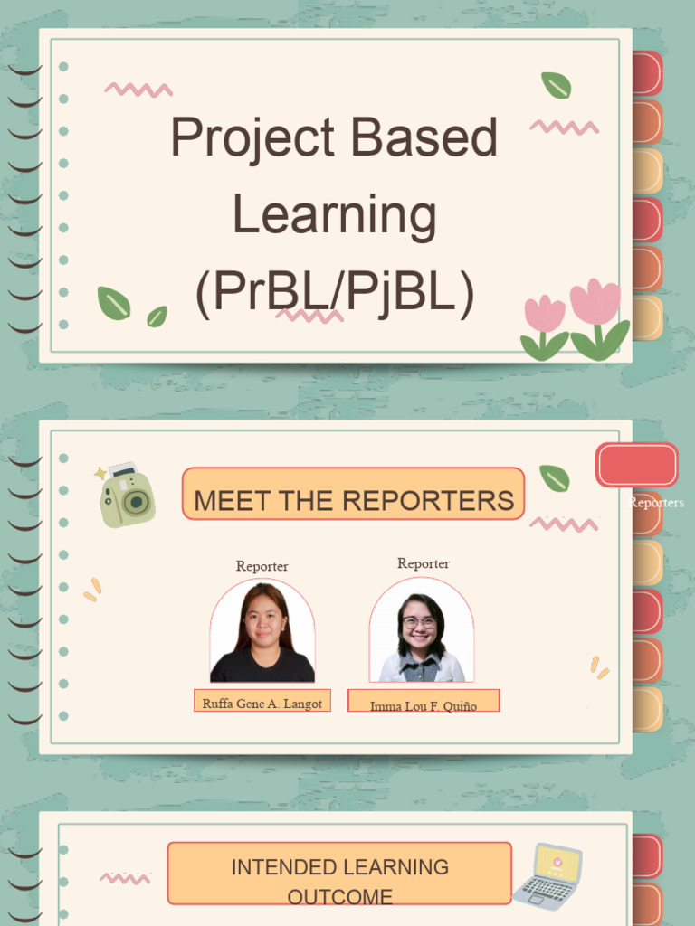 4.3 Langot and Quino Chapter 4 Project Based Learning | PDF | Project Based Learning | Human ...