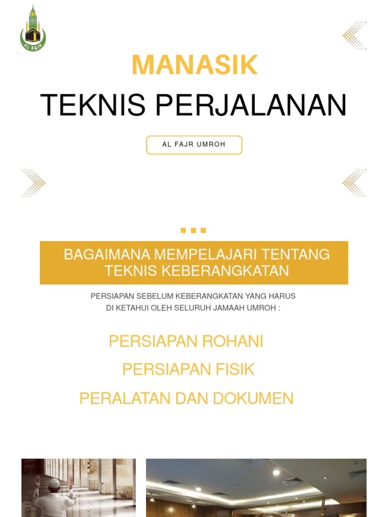 Manasik Teknik Perjalanan | PDF | Sains & Matematika