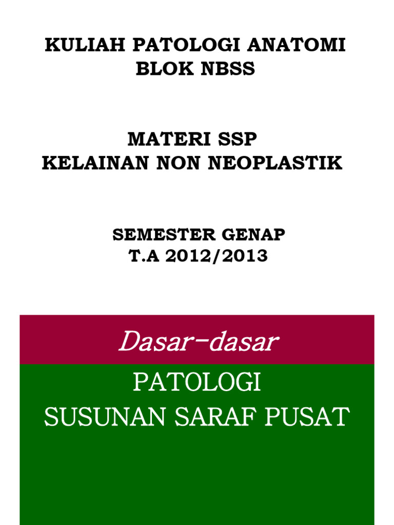 16-SSP Kelainan Non Neoplastik Lengkap EDIT | PDF