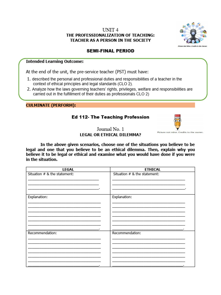 Lesson 1 Semi Finals Learning Task | Download Free PDF | Teachers ...