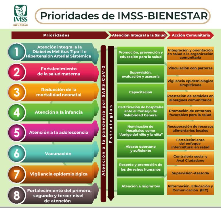 8 Prioridades Imss Bienestar | PDF