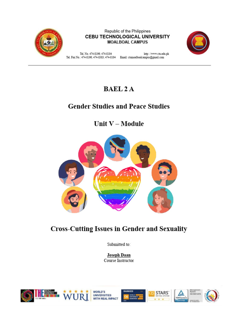 GSPS Module - GROUP 1 | PDF | Lgbt | LGBTQIA+ Studies