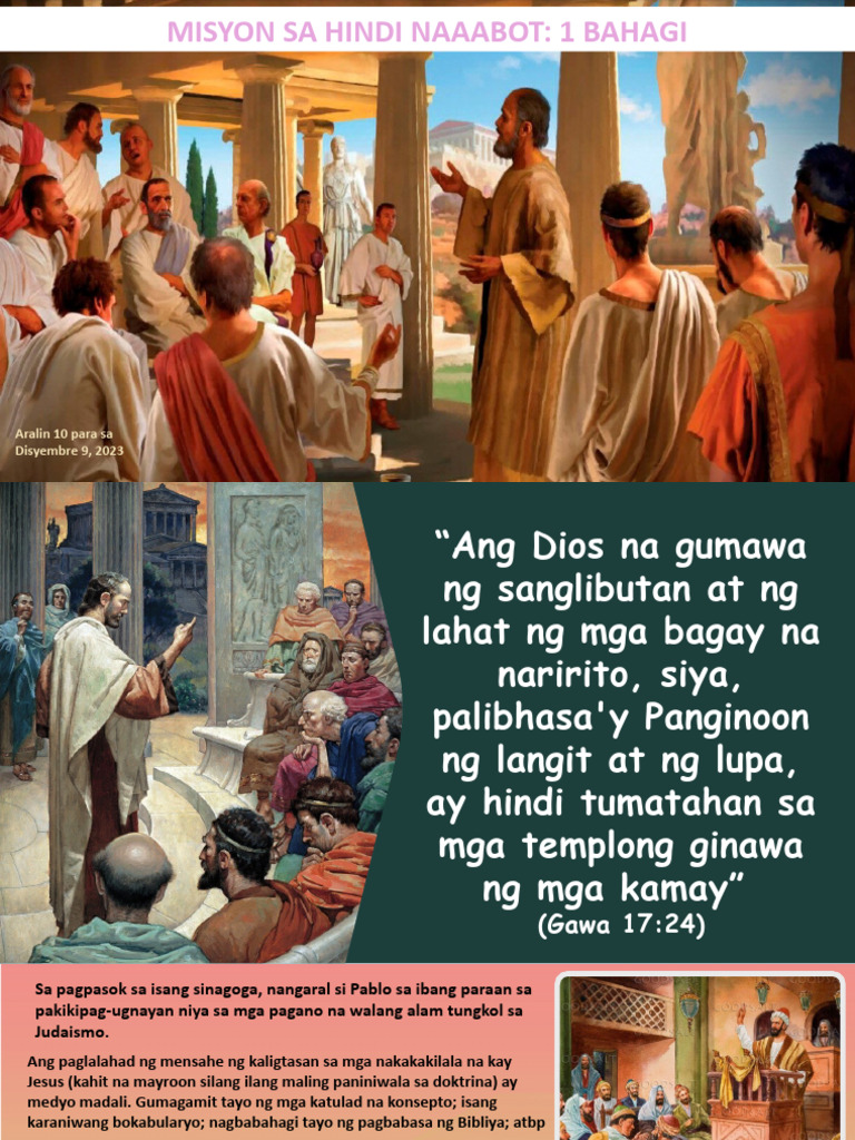 Tagalog Sabbath Lecture | PDF