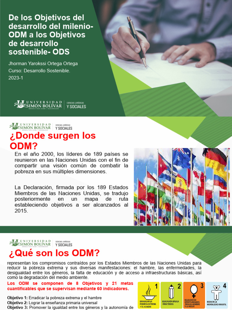 Transicion de Los Odm A Los Ods | Descargar gratis PDF | Naciones Unidas | Relaciones ...