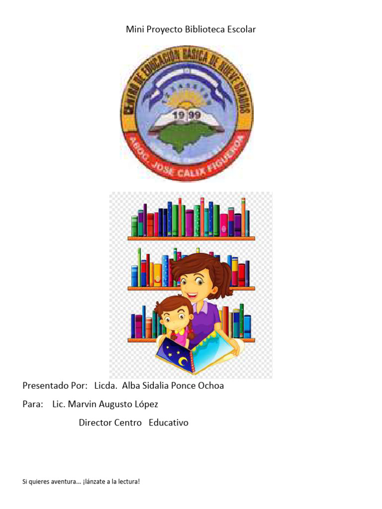 Mini Proyecto Biblioteca Escolar | Descargar gratis PDF | Comunicación humana | Cognición