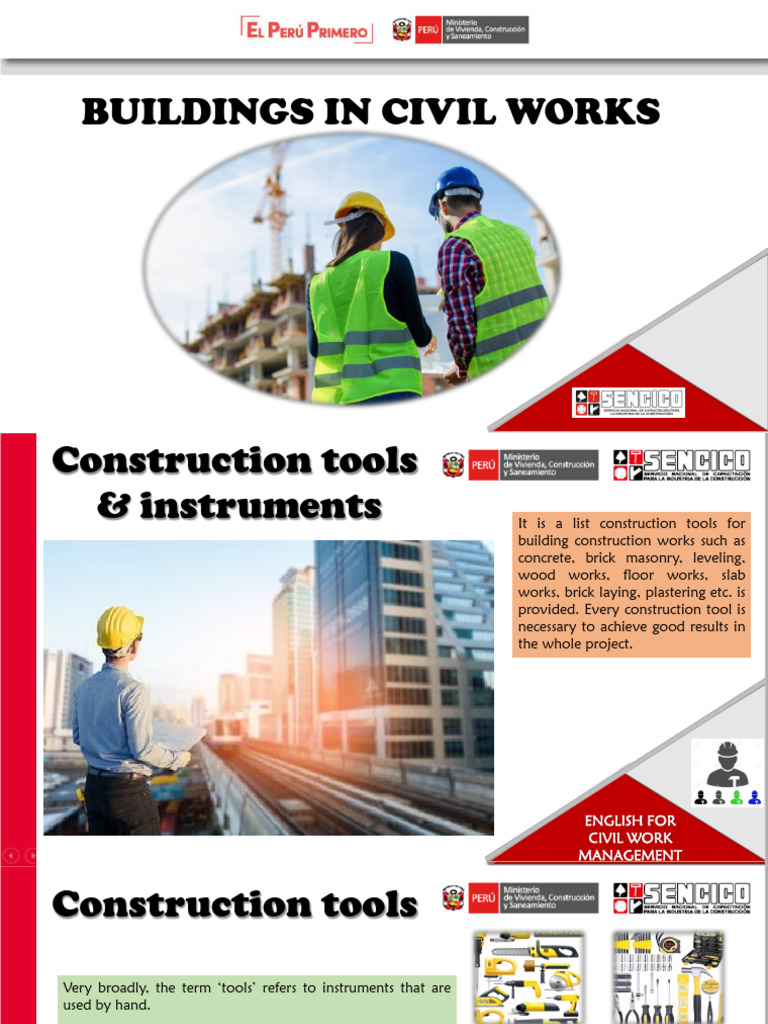 S 02 Construction Tools Materials | PDF | Masonry | Concrete