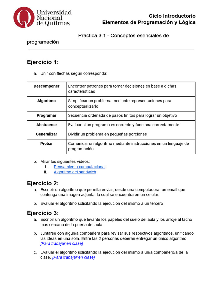 1) Practica-3.1-Algoritmos-ACTUALIZADA | PDF | Algoritmos ...