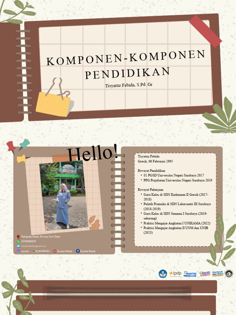 Komponen-Komponen Pendidikan | PDF