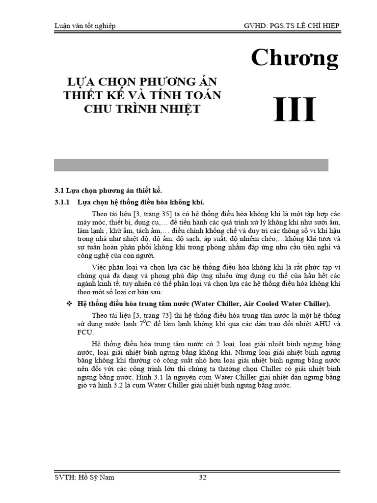 Chuong III - Lua Chon Phuong An Thiet Ke | PDF
