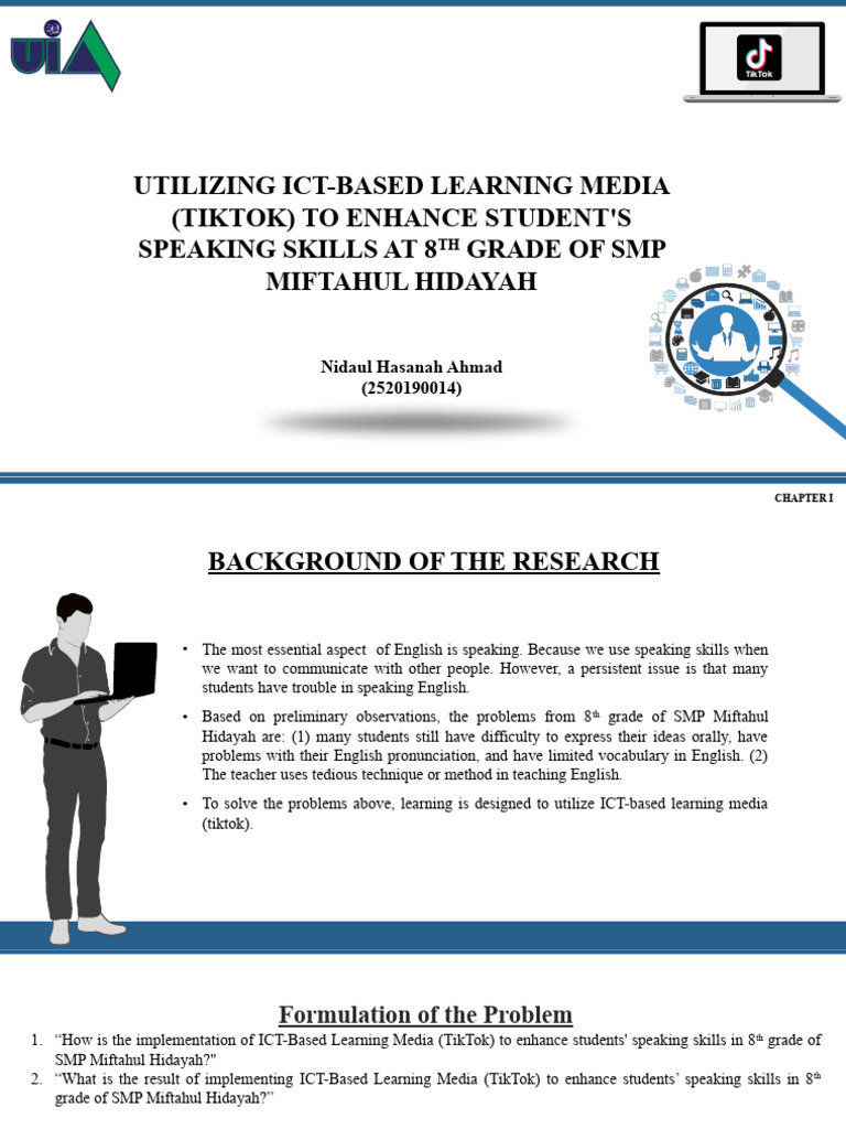 PPT Sidang Skripsi - Nidaul Hasanah Ahmad | PDF | Educational Technology | English Language