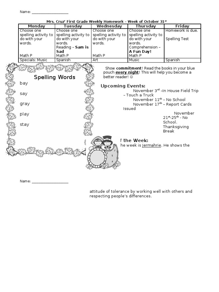 Homework - November | PDF
