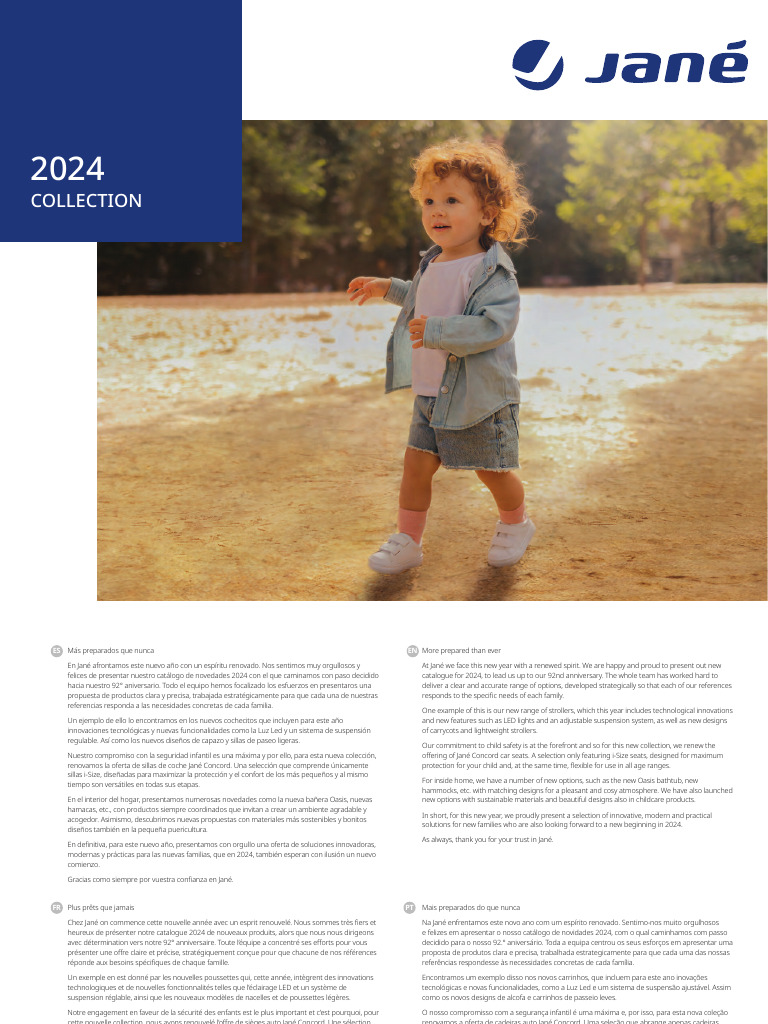 Catálogo Jané 2024: Innovaciones y Seguridad | PDF