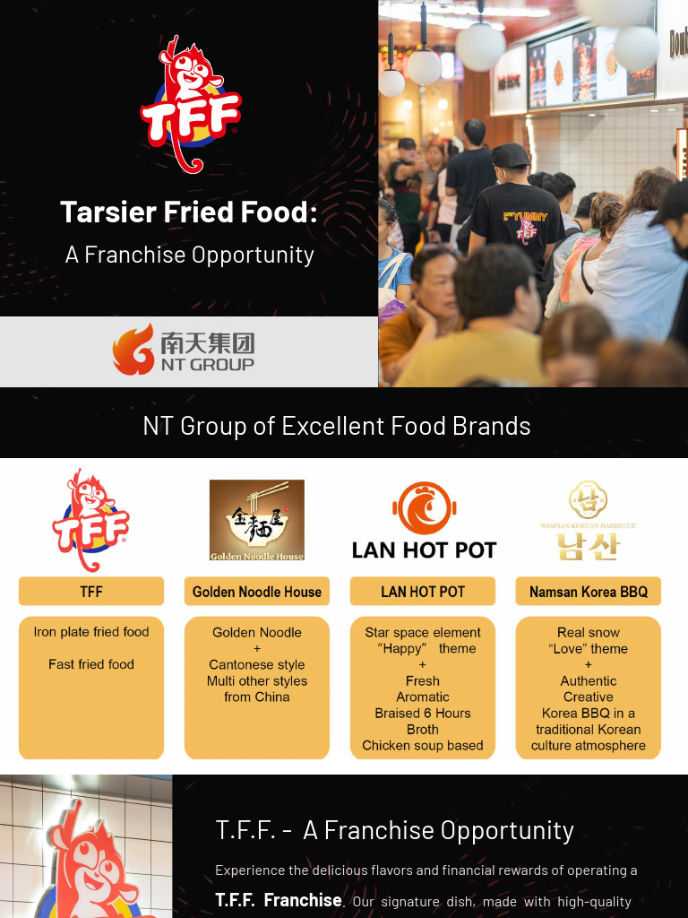 TFF Franchise Opportunity | PDF | Franchising | Foods