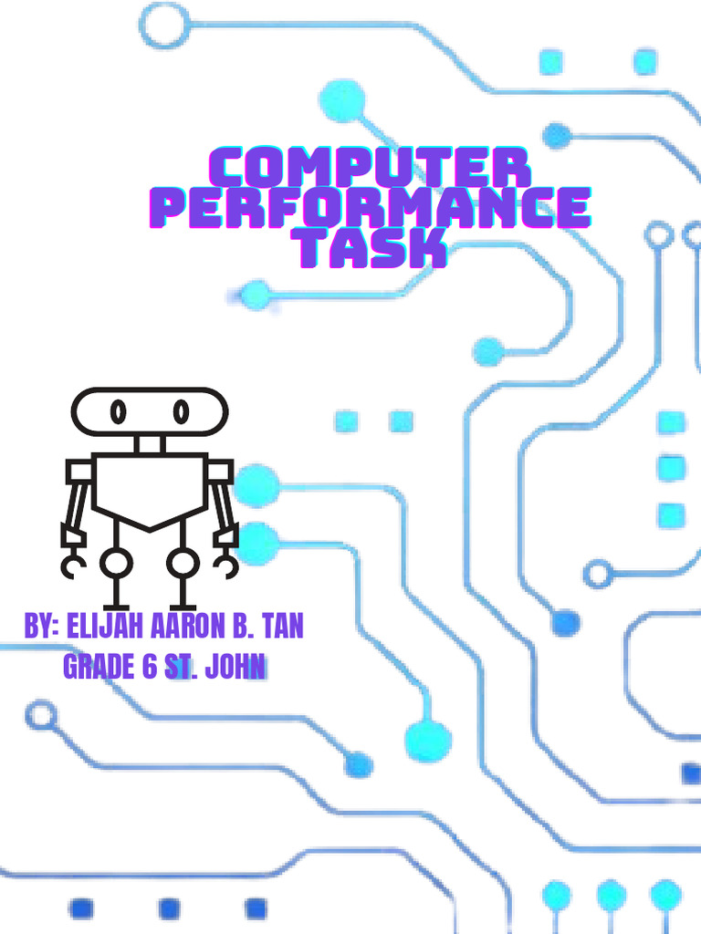 Computer Performance Task | PDF | Input/Output | Robot