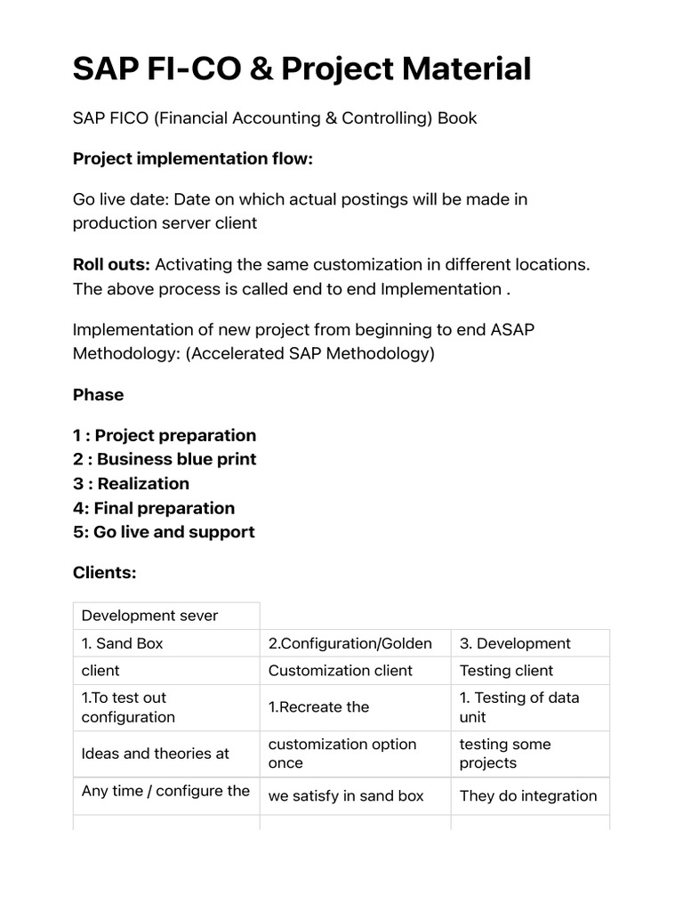SAP Real Time 001 | PDF | Equity (Finance) | Business