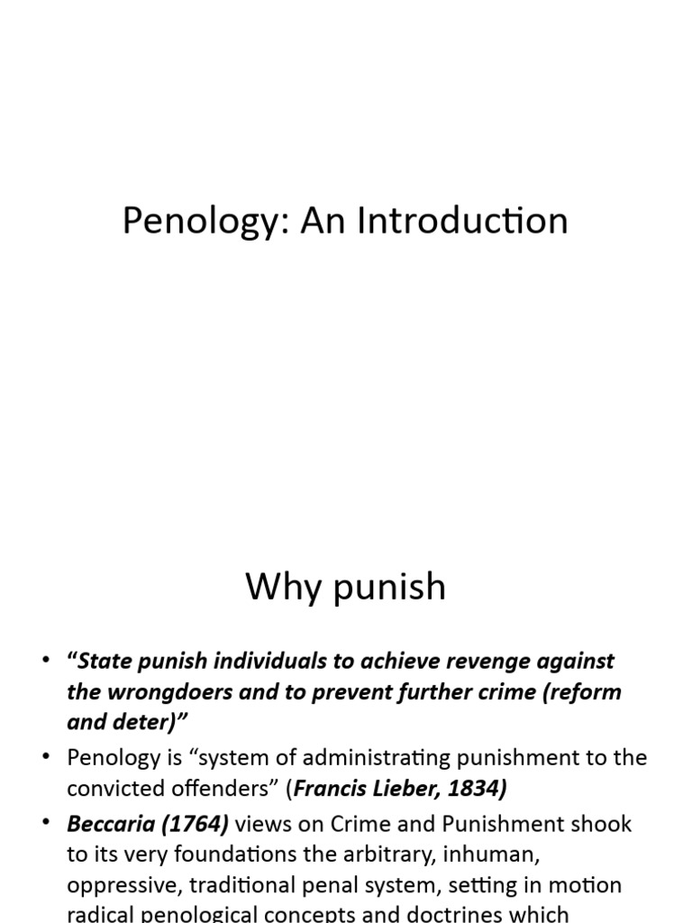 Penology_Lecture 3 (2) | PDF | Crimes | Crime & Violence Penology_Lecture 3 (2) | PDF | Crimes | Crime & Violence