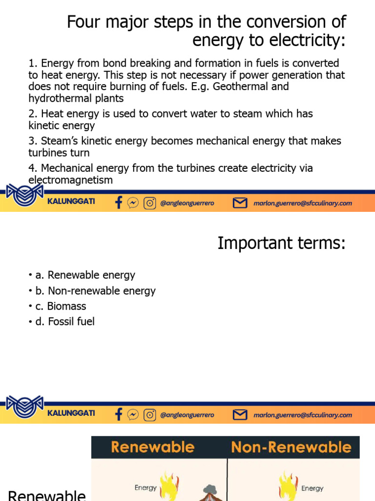 Energy Conversion to Electricity Explained | PDF | Fuels | Solar Energy