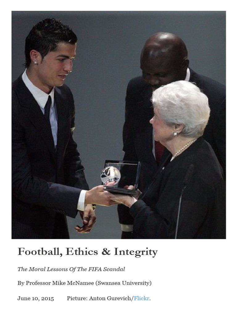 The Critique - Football, Ethics & Integrity | Download Free PDF | Sports | Olympic Games