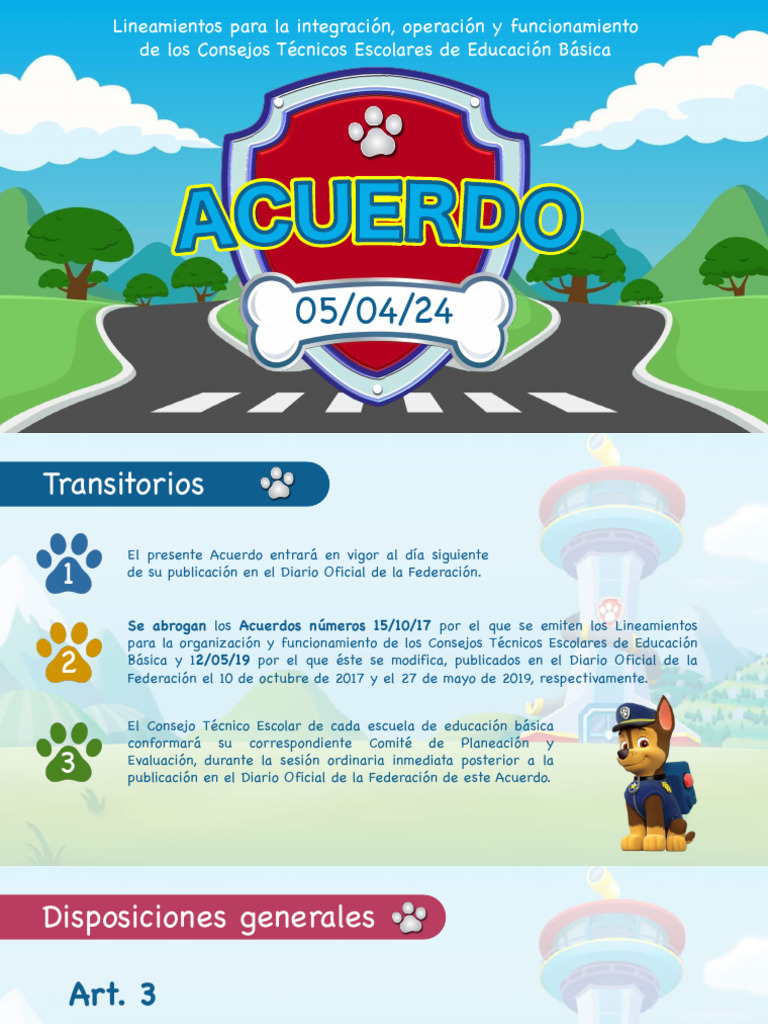 Resumen Acuerdo 05 04 24 | PDF | Enseñando | Plan de estudios