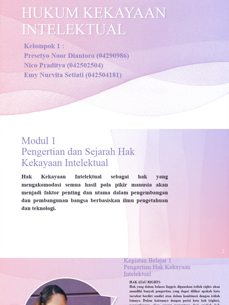 Modul 1 HKI | PDF
