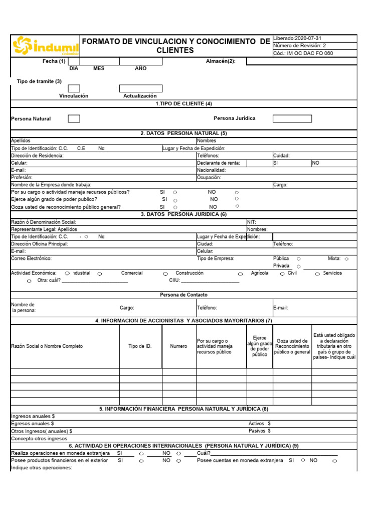 Anexo 3 Guia Permisos Formato Personas Naturales Sin Aprobación Del Dccae “Im Oc Dac Fo 060 ...