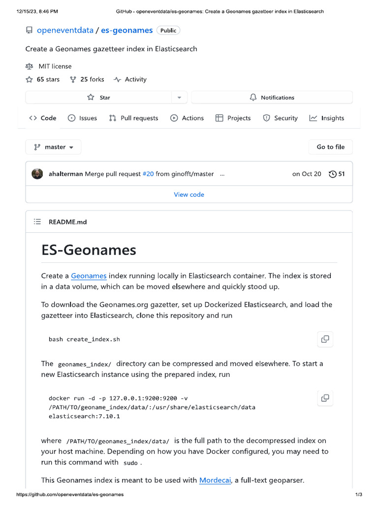 Es Geonames | PDF