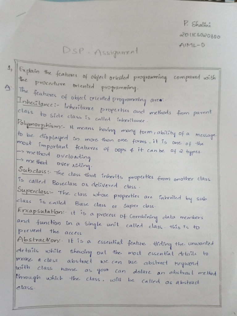 DSP Assignment | PDF