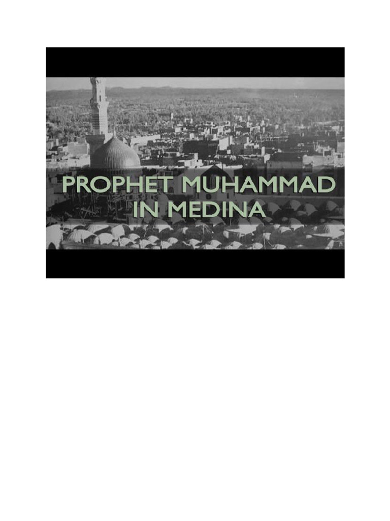 Life in Medina | PDF | Muhammad | Medina
