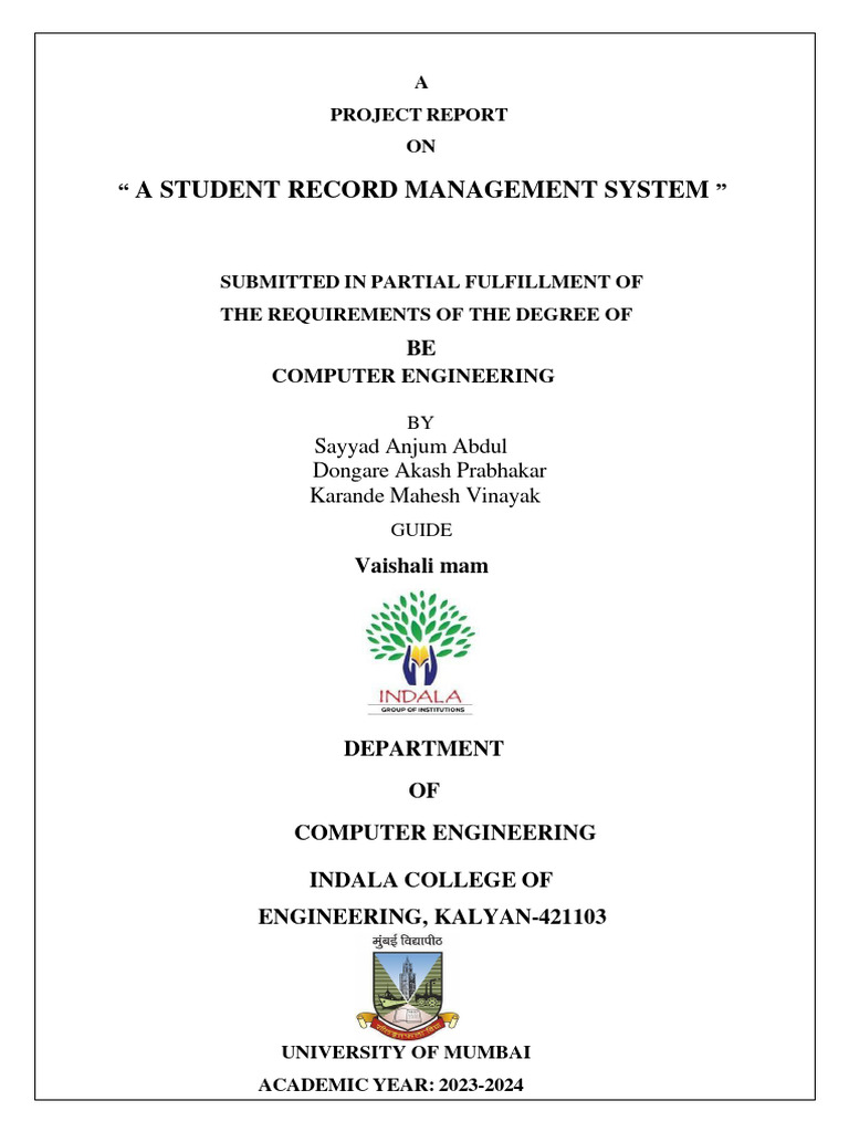 Project Report Sample | PDF | Cloud Computing | Information Security