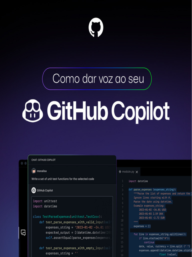Como Dar Voz Ao Seu GitHub Copilot | PDF