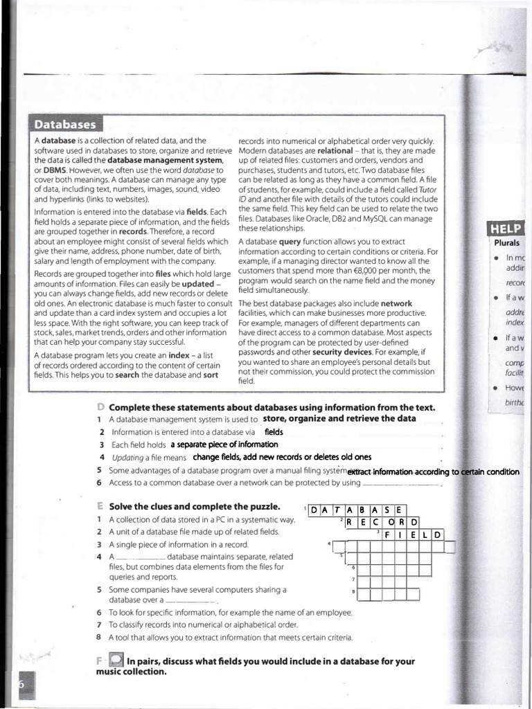 DATABASES | PDF | Databases | Database Index