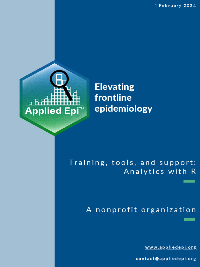 Applied Epi Course Brochure | PDF | Epidemiology | Pakistan