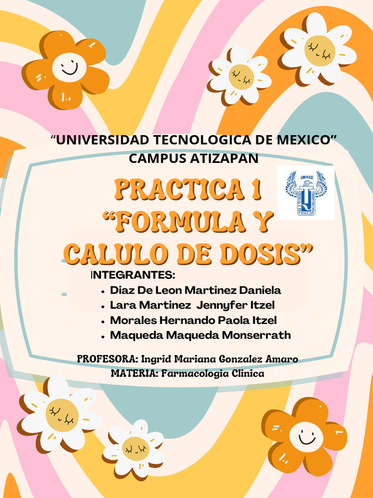 Practica Formula y Calculo de Dosis | PDF | Potencial de acción ...