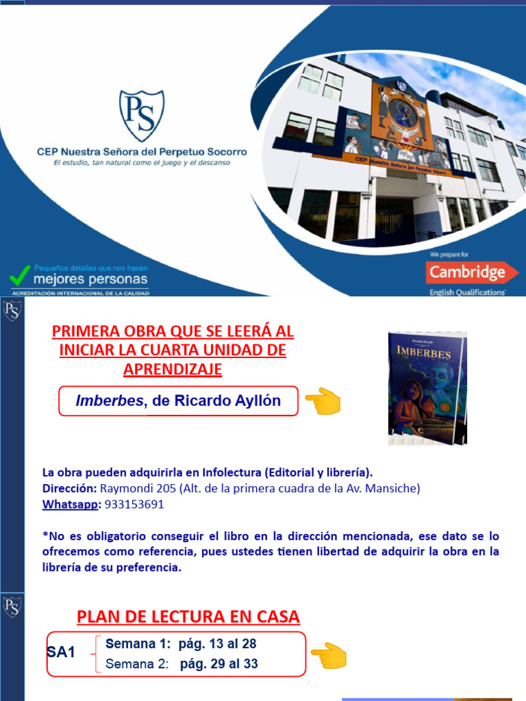 2023 s5 Planlec Ud4 Sem1-2 Dt1 - Imberbes | PDF