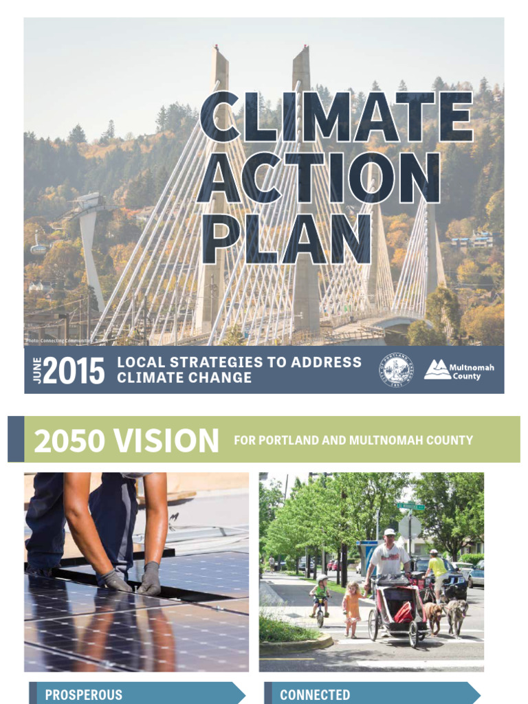 Climate Action Plan 2015 City Of Portland And Multnomah County