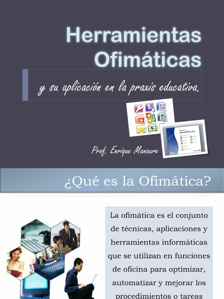 Herramientas Ofimaticas | PDF
