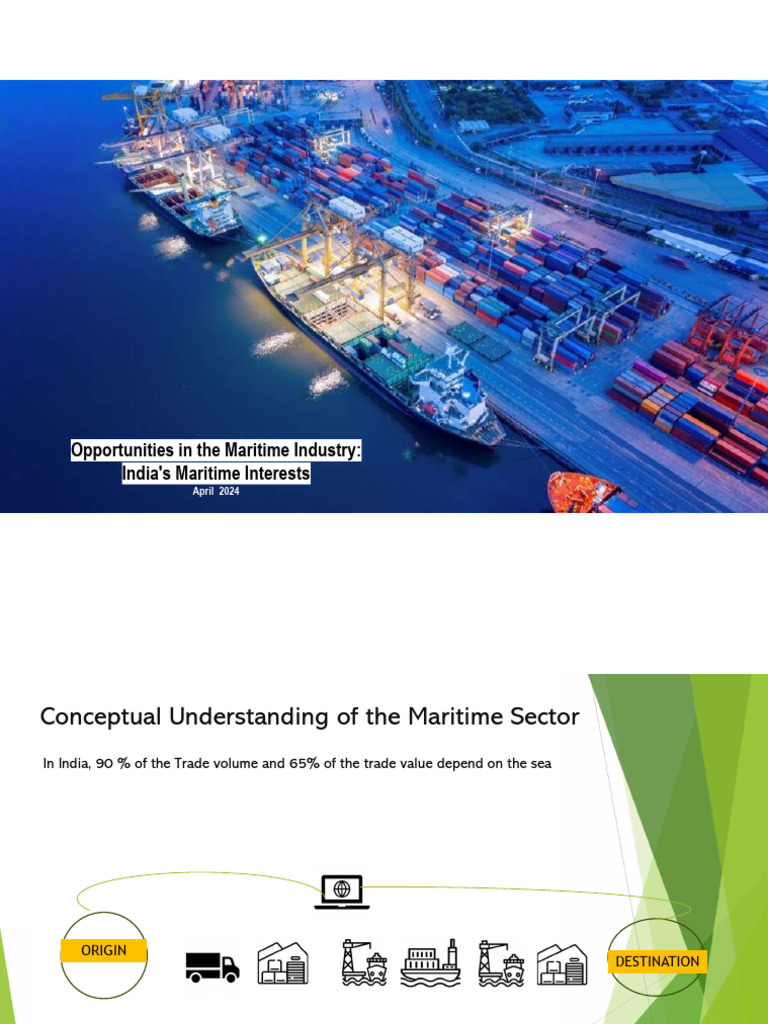 NIT Calicut Opportunities in Maritime Sector | PDF | Port | Ferry