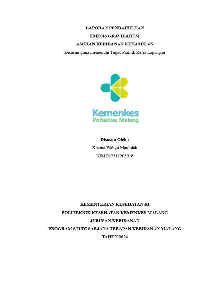 LP Emesis Gravidarum | PDF