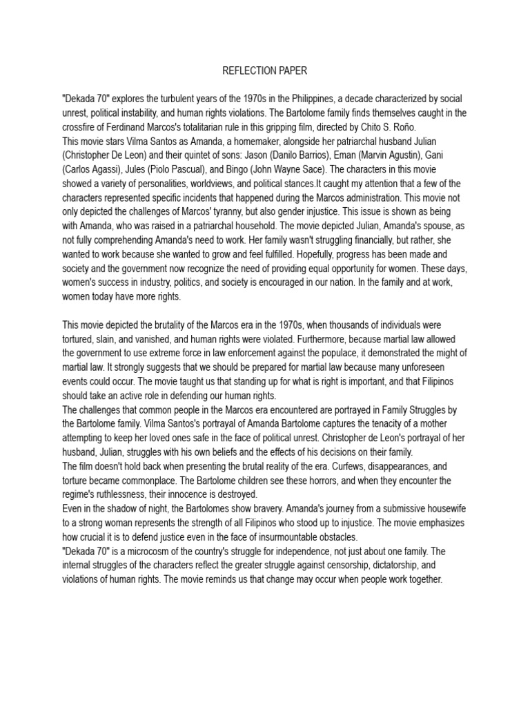 REFLECTION Reading in Philippine History | PDF