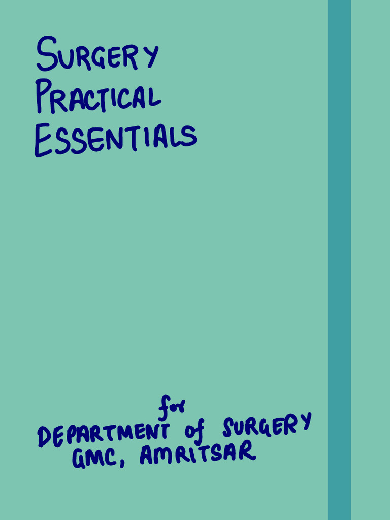 Surgery Practical | Download Free PDF | Gastroenterology | Abdomen