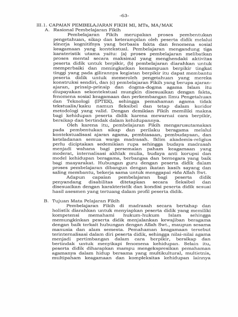 CPL Fikih SK 2022 | PDF