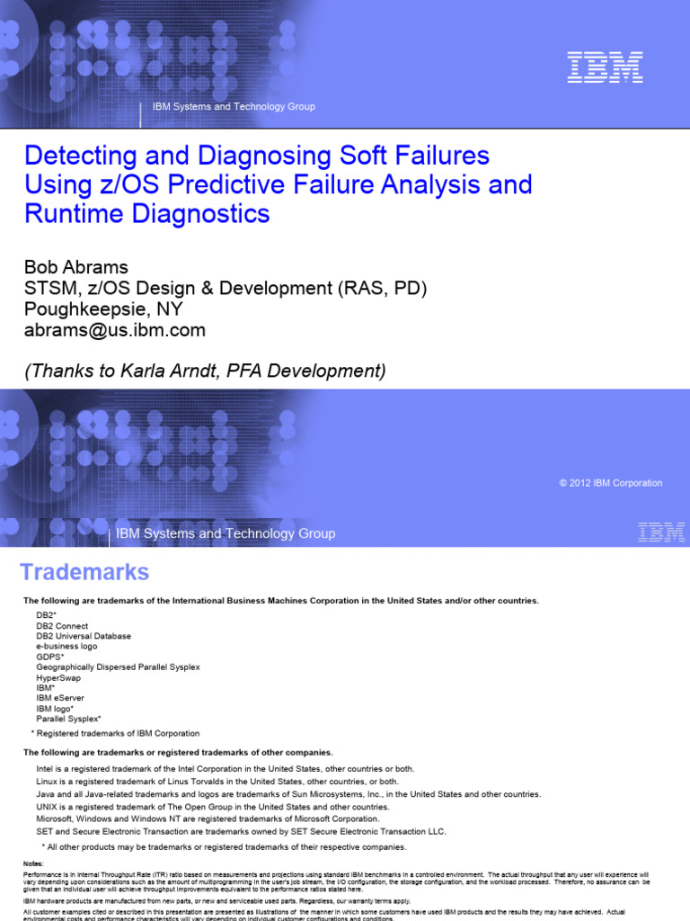 Ny Metro Naspa 2012 03 Pfa RTD Zos | PDF | Ibm Db2 | Booting