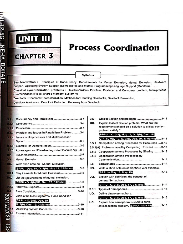 Os Unit 03 Tech Neo | PDF