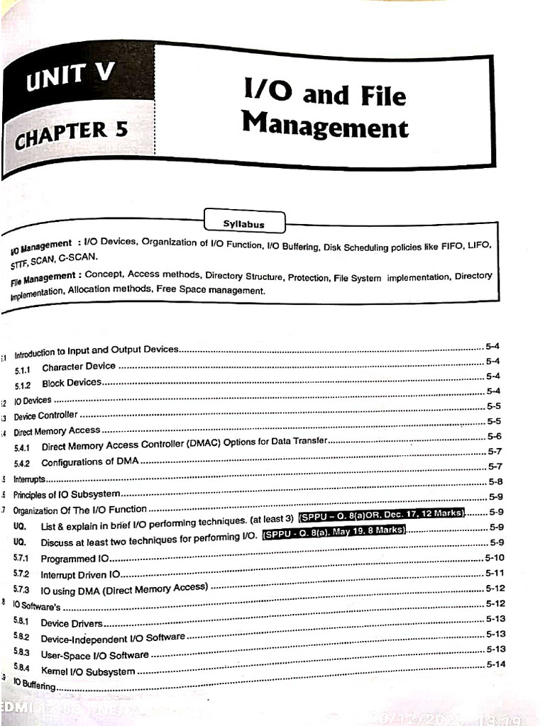 SE (AIDS) OS Unit 05.techneo | PDF
